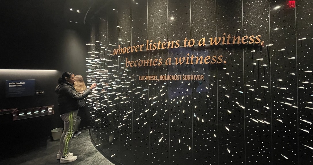 Reflection at the St. Louis Holocaust Museum - Siba
